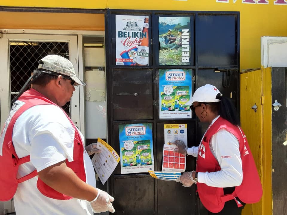 Belize Red Cross is sharing information around the country of what to ...